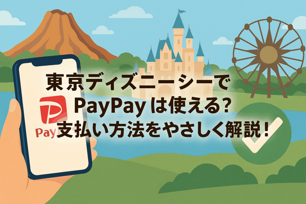 東京ディズニーシーでPayPayは使える？支払い方法をやさしく解説！ - ディズニーランド関連情報まとめブログ